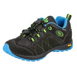 Br&uuml;tting BR&Uuml;TTING Kinder Wanderschuh "Outdoorschuh Bergen Low", Gr. 33, grau, Veloursleder, Schuhe