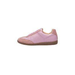 Henry Stevens Damen Sneaker "Sophia TIS Damensneaker", Gr. 38, rosa, Leder und Velours, Schuhe, Halbschuh Leder handgefertigt, sportlicher