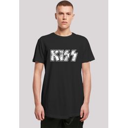 F4NT4STIC Damen T-Shirt "Kiss Rock Band Vintage Logo", schwarz, Gr. XS, Obermaterial: 100% Baumwolle, Shirts, Premium Qualit&auml;t, Musik, By Rock Off