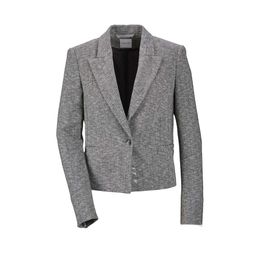 Madeleine Mode MADELEINE Blazer Damen Gr&ouml;&szlig;e 36 grau / wei&szlig;