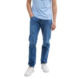 Herren 5-Pocket-Jeans, blau, Gr. 30, Tom Tailor Denim, unifarben, Denim/Jeans, Obermaterial: 70% Baumwolle, 28% Polyester, 2% Elasthan, Jeans, mit