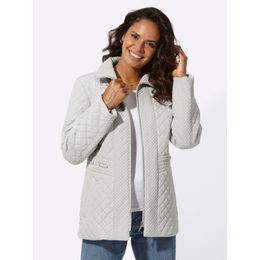 Casual Looks Damen Steppjacke, grau, Gr. 38, unifarben, 100% Polyester, Wattierung:100% Polyester, Jacken