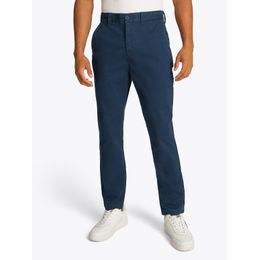 Tommy Jeans Herren Chinohose "TJM AUSTIN CHINO", blau, Gr. 30, unifarben, Web, Obermaterial: 97% Baumwolle, 3% Elasthan, Hosen, in Unifarbe