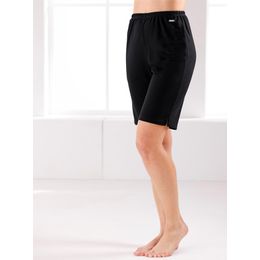 feel good Damen Bermudas, Gr. 40, schwarz, 70% Polyester, 30% Viskose, unifarben, Hosen