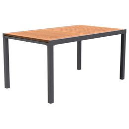 Livarno Home Alu-Gartentisch »Valencia«, ausziehbar, braun