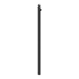 Schake Endpfosten f&uuml;r Schutzgel&auml;nder &Oslash;60mm + Alu, Kugelkopf Gesamtl&auml;nge 1500mm, f&uuml;r Oberholm, feuerverzinkt (467_01)