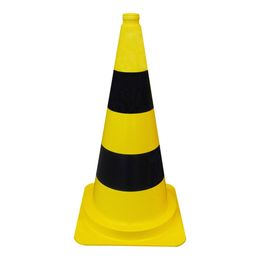 Schake Leitkegel tagesleuchtend, gelb / schwarz, H&ouml;he: 500 mm (3L500G)