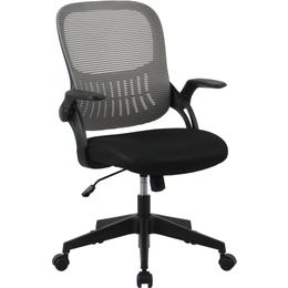 Bürostuhl Inosign "PAISLEY", grau, B:68cm T:68cm, Stühle, komfortable und atmungsaktive Polsterung, mit Armlehnen