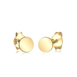 Elli Ohrringe 585 Gelbgold Geo, Kreis in Gold | Gr.: onesize