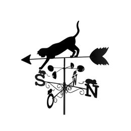 Maximex Wetterfahne Katze, Wetterfahne Mod. Katze in Schwarz | Gr.: onesize