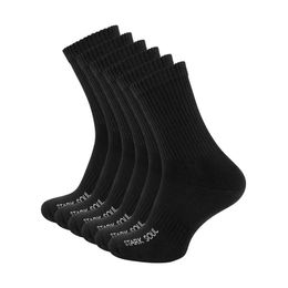 Stark Soul&reg; Stark Soul Sportsocken 6 Paar, mit FROTTEESOHLE in schwarz | Gr.: 39-42