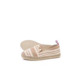 flip*flop Flip Flop Espadrilles "espadrille*striped" in Hellbeige / Beige | Gr.: 36