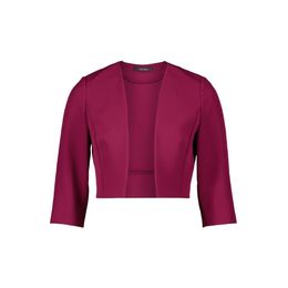 Vera Mont Bolero-Jacke mit Kellerfalten in Sweet Berry | Gr.: 46