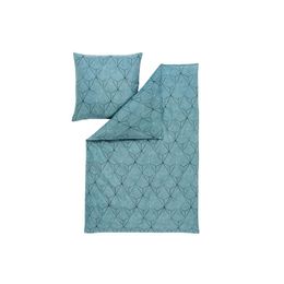 Estella Bettw&auml;sche Cuneo in petrol | Gr.: 155 x 200 + 80 x 80 cm