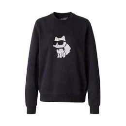 K by KARL LAGERFELD Karl Lagerfeld Sweatshirt Damen Gr&ouml;&szlig;e L schwarz / wei&szlig;