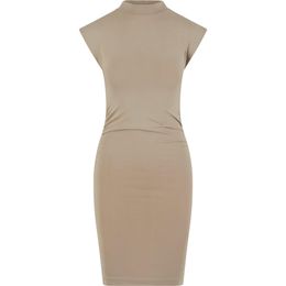 Urban Classics Kleid Damen Gr&ouml;&szlig;e 36 beige Winterkleid