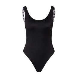 Calvin Klein Swimwear Badeanzug Damen Gr&ouml;&szlig;e M schwarz / wei&szlig;