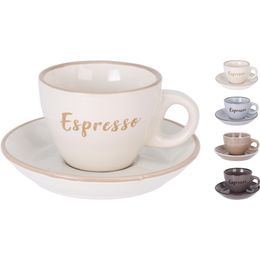 Koopmann Espressotasse mit Untertasse EH