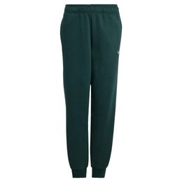 adidas originals Hose Jungen Größe 134 dunkelgrün / weiß