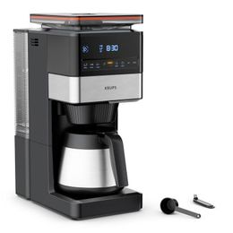 Krups Filterkaffeemaschine »KT8428 Grind Aroma XL« 1, 25 l Kaffeekanne Papierfilter Permanentfilter 1x4 Kegelmahlwerk, digitales Bedienfeld, 1,...