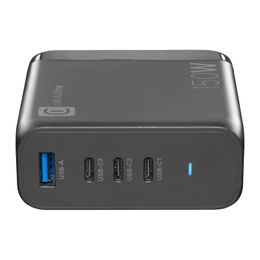 cellularline USB-Ladegerät »Multipower Desk 150W Reiselader 4 Port GaN« Apple iPhone, iPad, MacBook, Samsung Galaxy Tab, S23 S24, Google Pixel...
