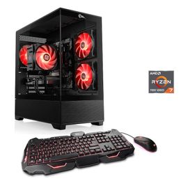 CSL Gaming-PC »AeroVision V24311« schwarz Inkl. Maus, Tastatur, WLAN