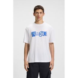 HUGO BLUE T-Shirt »Nugix« mit grafischem Logo-Druck White100 XXL XXL T-Shirt von Hugo BLUE Menswear