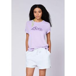Chiemsee Print-Shirt Purple Rose M (38) M (38) Chiemsee Damen T-Shirt im &bdquo;MBRC THE OCEAN&ldquo;-Design