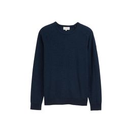 Tom Tailor Herren Strickpullover aus Baumwolle, blau, Gestreift, Gr. XXXL