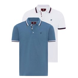 Williot Poloshirt Herren Größe S dunkelblau / weiß