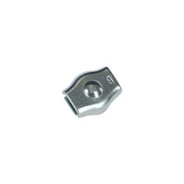 Kerbl Einzelverbinder f&uuml;r Litzen/Seile grau 6 mm