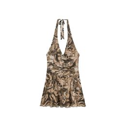 Bershka Summer Dress female Beige size L