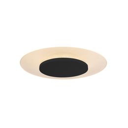 Steinhauer Lido Deckenleuchte LED Schwarz, 1-flammig