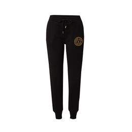 Versace Jeans Couture Hose Damen Gr&ouml;&szlig;e 40 gold / schwarz