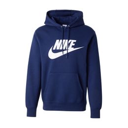 Nike Sportswear Sweatshirt 'CLUB' Herren Gr&ouml;&szlig;e L navy / wei&szlig;