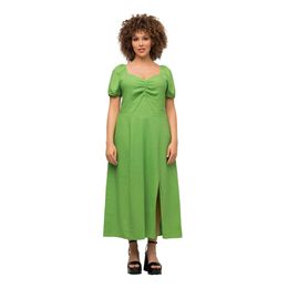 Ulla Popken Kleid Damen Gr&ouml;&szlig;e 42/44 gr&uuml;n Winterkleid