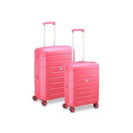 MODO by roncato Starlight 3.0 4 Rollen Kofferset 2-teilig mit Dehnfalte in coral pink | Gr.: onesize