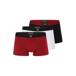 Emporio Armani Boxershorts Herren Gr&ouml;&szlig;e M dunkelrot / schwarz / wei&szlig;