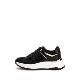 Guess Sneaker 'FONZI' Damen Größe 40 braun / gold / schwarz