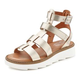 Lascana Strap Sandals female Gold size 35