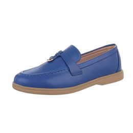 Ital-Design Slipper Damen Gr&ouml;&szlig;e 40 royalblau