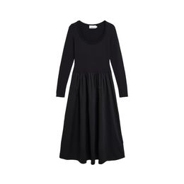 armedangels Jerseykleid Damen Größe 42 schwarz Winterkleid