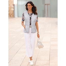Steppweste Inspirationen, Damen, Gr. 36, grau (hellgrau), 100% Polyester, Wattierung:100% Polyester, unifarben, Westen