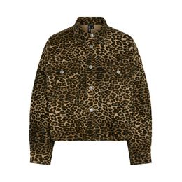 Pieces Jacke 'Astrid' Damen Größe L braun / schwarz