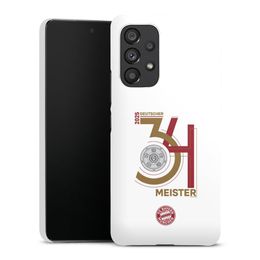 DeinDesign Galaxy A53 5G Handy Premium Case Smartphone Handyh&uuml;lle Schutzh&uuml;lle matt Master Official Licensed Product Fc Bayern M&uuml;nchen Premium Case