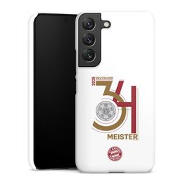 DeinDesign Galaxy S22 Handy Premium Case Smartphone Handyh&uuml;lle Schutzh&uuml;lle matt Official Licensed Product Master Fc Bayern M&uuml;nchen Premium Case