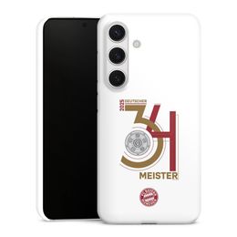 DeinDesign Galaxy S24 Handy Premium Case Smartphone Handyh&uuml;lle Schutzh&uuml;lle gl&auml;nzend Official Licensed Product Master Fc Bayern M&uuml;nchen Premium Case