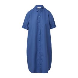 s.Oliver Blusenkleid Damen Größe 42 blau Winterkleid