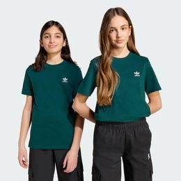 adidas originals T-Shirt 'Trefoil Essentials' Jungen Größe 158 dunkelgrün