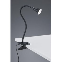 REALITY VIPER Klemmleuchte LED Schwarz, 1-flammig